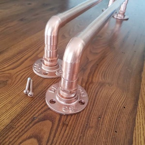 Copper Pipe Curtain Rods, Towel Holders, Very Elegant for Hanging ...