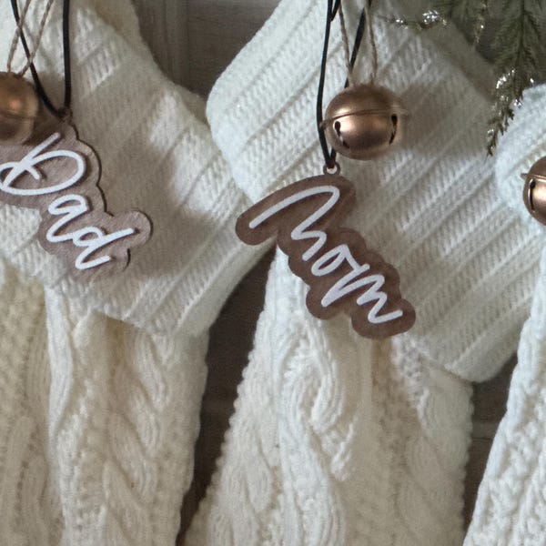 Stocking Christmas Stocking Name Tags Christmas Stocking Name Tags ...