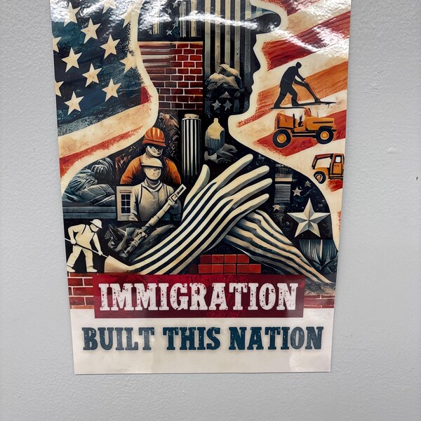 Migration is Life Liberal Wall Art, Birds Migrating Artwork, Resistance ...