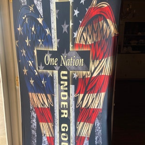 Patriotic Door Banner American Flag Decor American Flag - Etsy