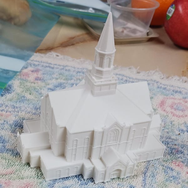 St. George Utah LDS Temple Model - Statue - Mormon - the Church of ...