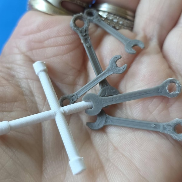 1/10 Scale 3d Printed Wrench Set - Etsy