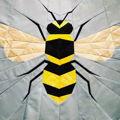 Take Wing Paper Piecing Pattern PDF Format - Etsy