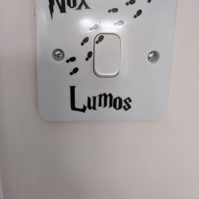 Epic Modz Lumos Nox Light Switch Vinyl Decal Sticker Child Room ...