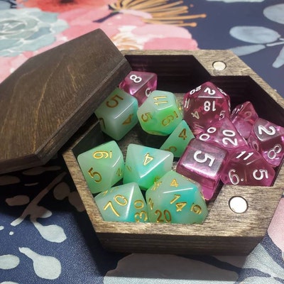 Dice Vault Moon Phase Dice Box Celestial Tabletop Gaming TTRPG RPG ...