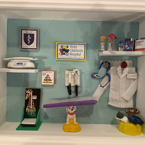 Hair Salon Miniature Shadow Box - Etsy