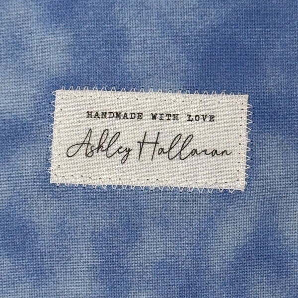 Pre-cut Personalized Cotton Quilt Labels, Quilt Tag, Quilting Label ...