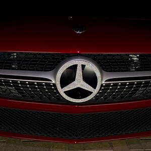 Rhinestone Bling Car Emblemsmercedes Benz 3D Emblem.only - Etsy