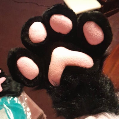 Black Fur Arm Sleeves Fursuit Partial Furry Sleeves Fursuit - Etsy