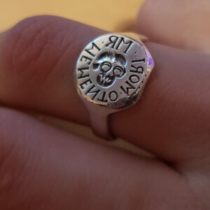 Winged Penis Ring Silver Phallus Ring Fascinum Sterling - Etsy