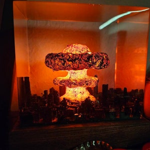 Explosion Bomb Resin Lamp, Atomic Bomb Resin Night Lights, Nuke Lamp ...