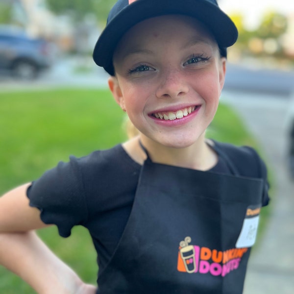 ADULT | TEEN | Dress up Set - Dunkin' Donuts Apron, Hat, and 2 Name ...