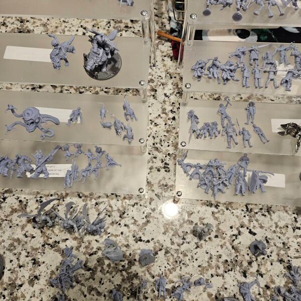 4PC Bugbear Ambush Miniatures for Table Top Games, Dnd, Wargames ...