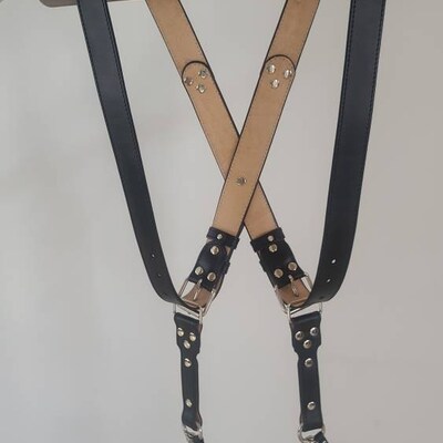 Personalized Dual Cameras Leather Strap, Custom Camera Strap ...