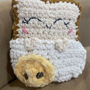 Toast With Egg Crochet PATTERN, Easy Crochet Amigurumi Breakfast, Cute ...