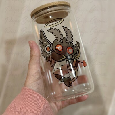 Cute Mothman Cryptid SVG, Mothman Clipart Cut Files, Kawaii Cricut PNG ...