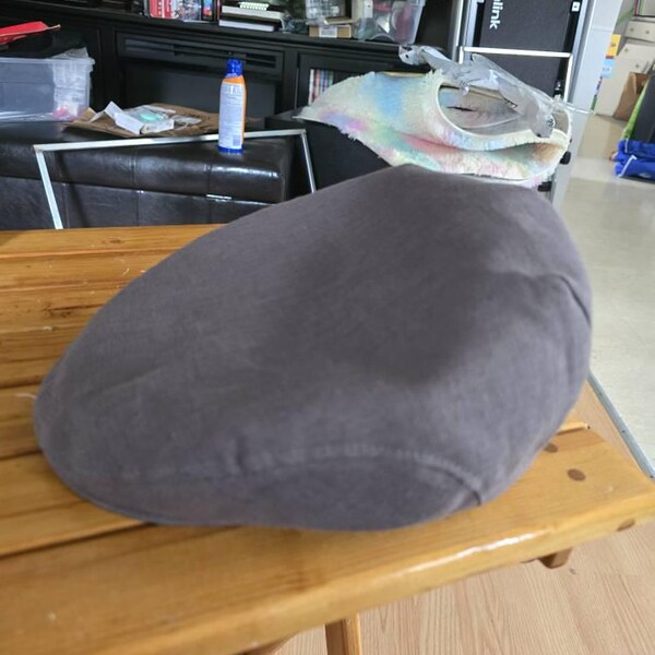 HARLEY Natural Leather Peaked Motorcycle Cap Rockabilly Punk Style ...