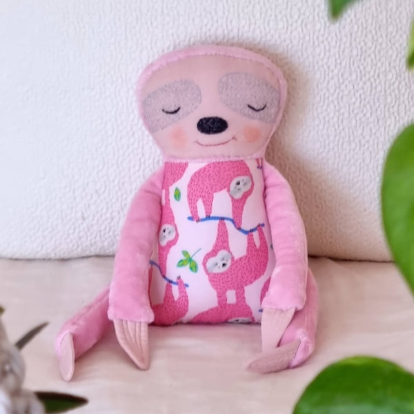 Sloth Sewing Pattern PDF Animal Toy Tutorial Stuffed Toy Plush Softie ...
