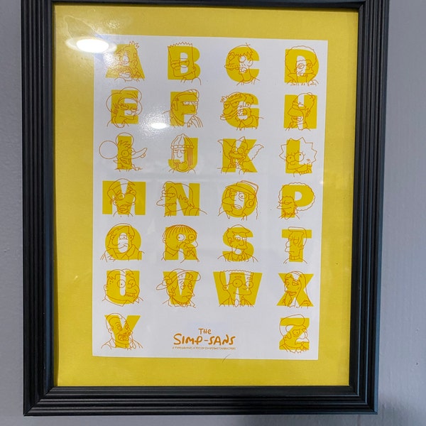 A4/A5 the Simpsons Print - the Be Sharps Poster - Etsy
