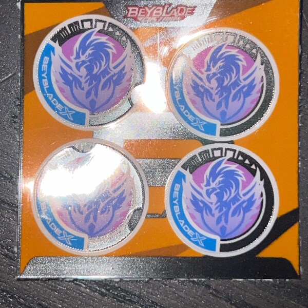 Beyblade X Steel Samurai Sword Custom Sticker Sheet - Etsy