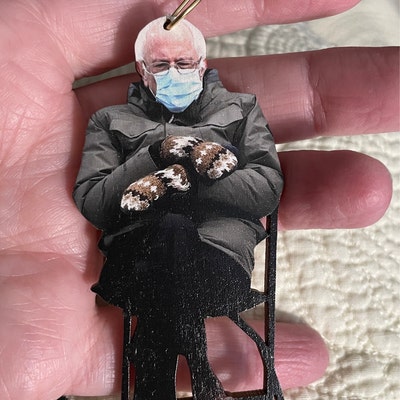 Bernie Sanders Mittens Ornament T216 - Etsy