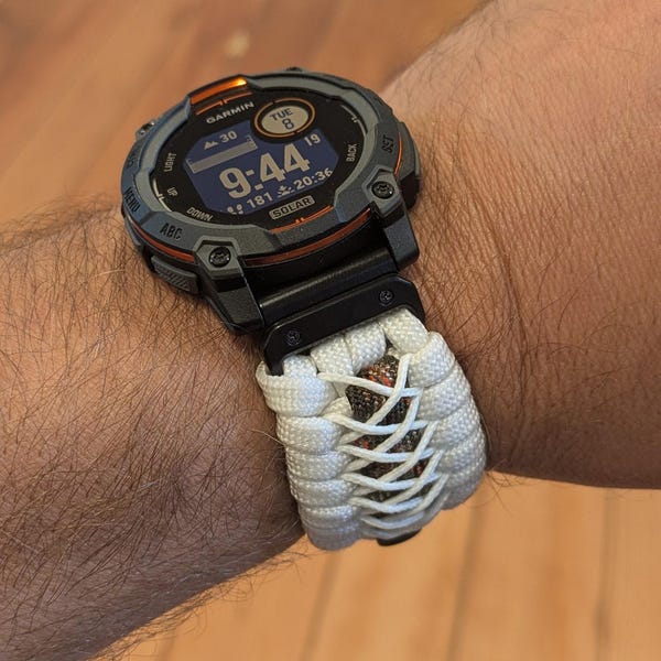 Personalized Paracord Watch Band for Apple Watch Series 1, 2, 3, 4, 5 ...