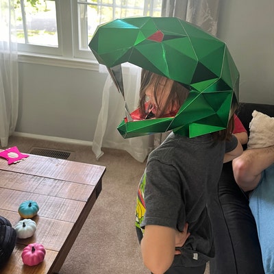 Snake Mask Pattern Open Face for Great Visibility Paper Mask Halloween ...