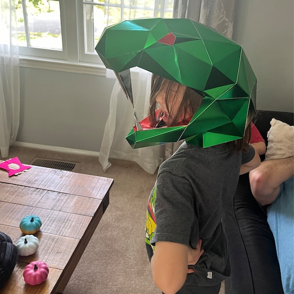 Snake Mask Pattern - Open Face for Great Visibility! Paper Mask ...