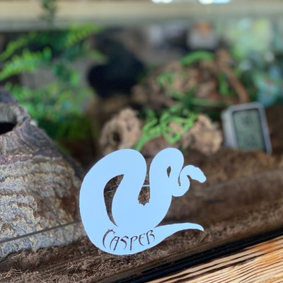 Customizable Name Ball Python Snake Vinyl Decal READ DESCRIPTION - Etsy