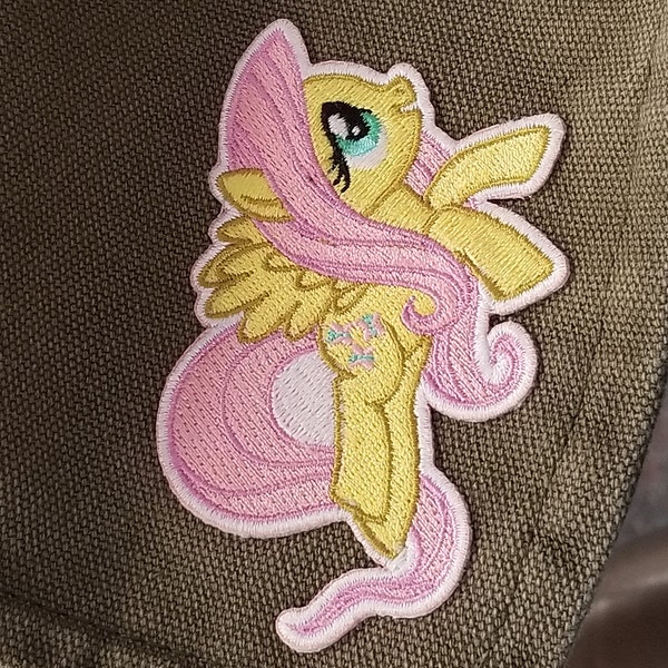 My Little Pony MLP Fluttershy Patch Pegasus G4 Embroidered Iron on ...