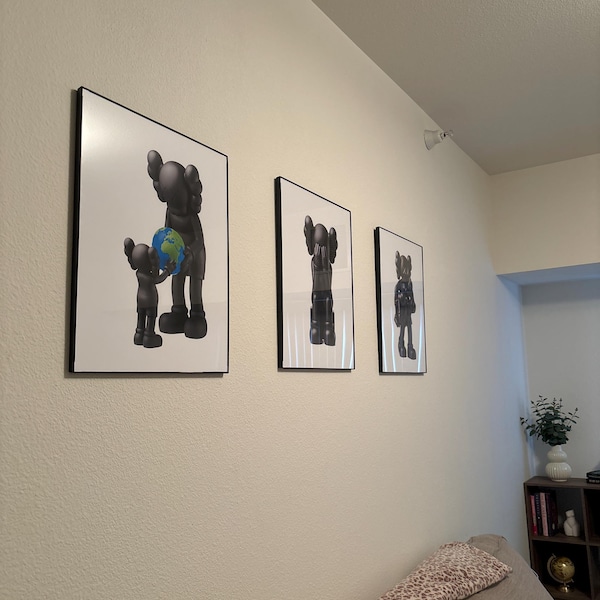 Kaws Poster, Set of 3 Graffiti Kaws Prints, Hypebeast Graffiti Kaws ...