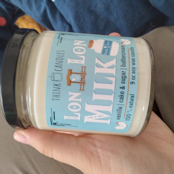 Lon Lon Milk Candle | TLOZ Inspired Gaming Candle | Hand Poured Vegan ...