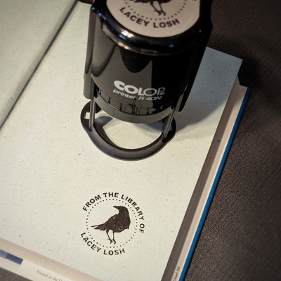 Personalized From the Library of Book Stamp/self Inking Stamp/custom ...