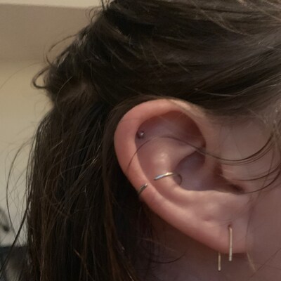 Small Threader Earrings Gold Filled Earrings, Sterling Silver Earrings ...