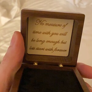 Ring Box Engagement Ring Box Wedding Box Pinky Promise With | Etsy