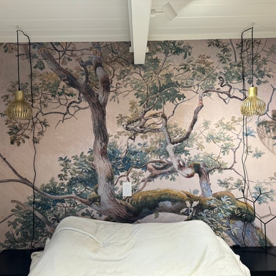 Tree Wall Mural Peel and Stick Forest Removable Wallpaper - Etsy