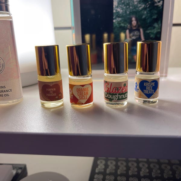 Blue Raspberry Slushie Perfume Gourmand, Dessert Organic Perfume Oil - Etsy