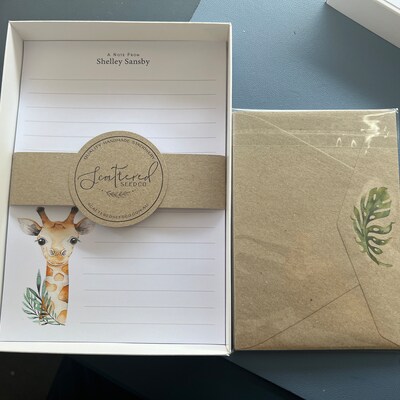 Personalised Writing Paper Set AUSTRALIAN ANIMALS Set of - Etsy Australia