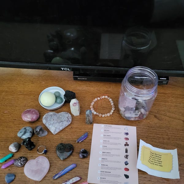 A Variety Box of Crystal Mini Skulls - Etsy