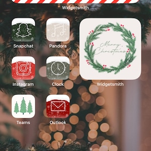 Christmas Desktop Wallpaper Organizer Includes Folders | Etsy