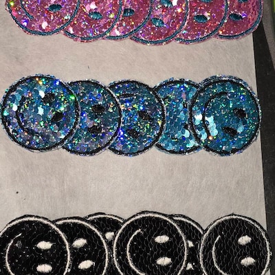 Mini to Large Smiley Face Embroidery Design, 12 Sizes, Quick Satin ...