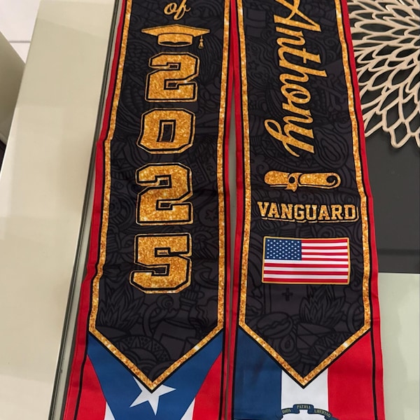 Personalized Guatemalan Graduation Sash 2025, Custom Graduation ...