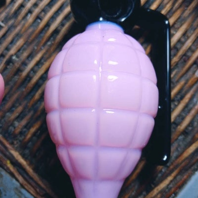 Pipe Peach Pipe Glass Hand Pipe Pink Peach Pipes Unique - Etsy