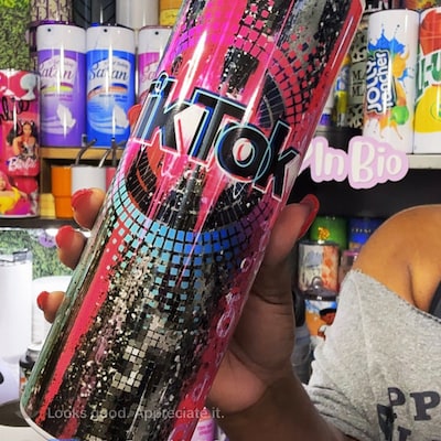 20oz Skinny Tumbler Sweet Life Candy Bar Sublimation Designs. Rainbow ...