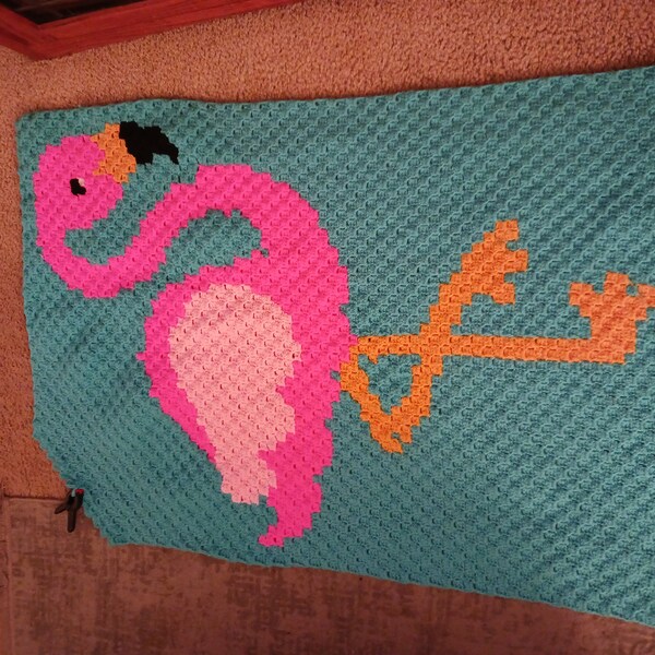 INSTANT DOWNLOAD - Flamingo - Crochet Graph - Crochet Pattern ...