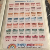 42 Cute Appointment/calendar/schedule Planner Stickers - Etsy