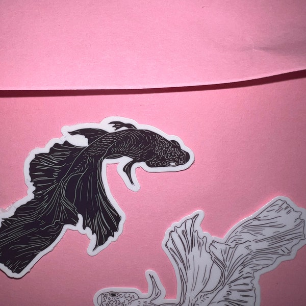 2pcs Stickers, Satosugu Stickers, Betta Fish Stickers, Jujutsu Stickers ...