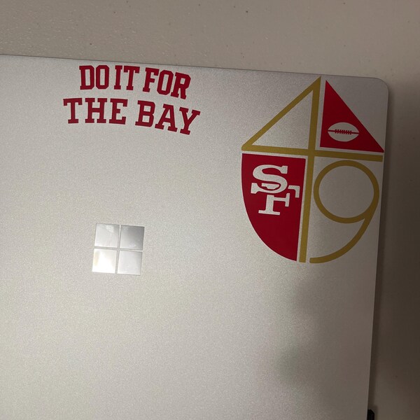 SF Decal, San Francisco Decal Sticker, Forty Niner Inspired Decal - Etsy