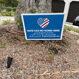 Hate Has No Home Here Yard Signs // 2-sided // Protest Sign // Social ...