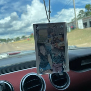 Hanging Car Photo Frames Rearview Mirror Hanging Accessory - Etsy